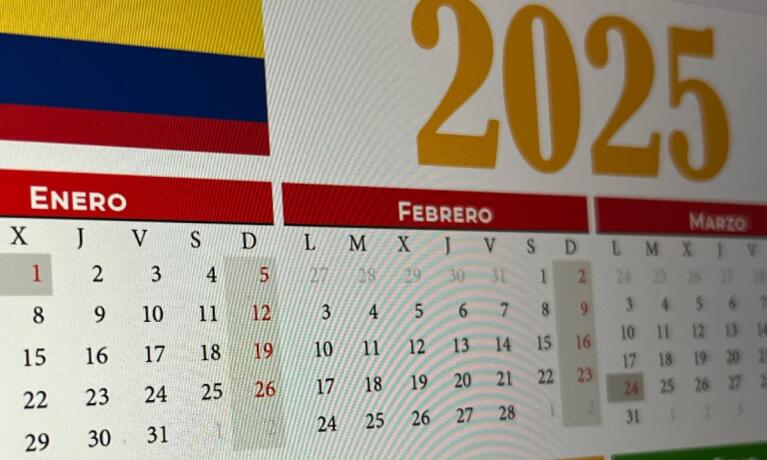 Colombia tendrá 17 festivos en 2025: Descubre las fechas clave